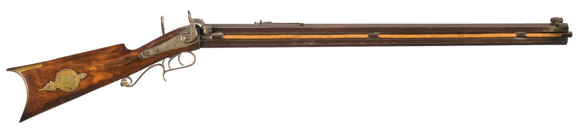 Baird Over/Under Back-Lock Percussion Rifle | Rock Island Auction