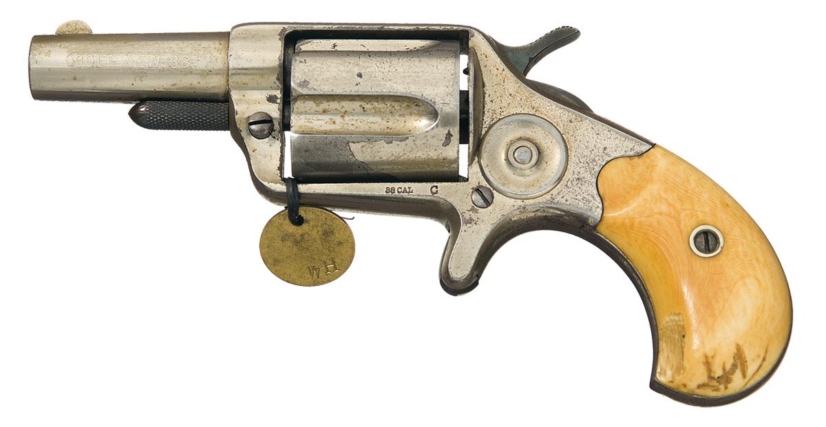 Two Colt New Line Revolvers -A) Colt New Line 38 Caliber Revolve | Rock ...