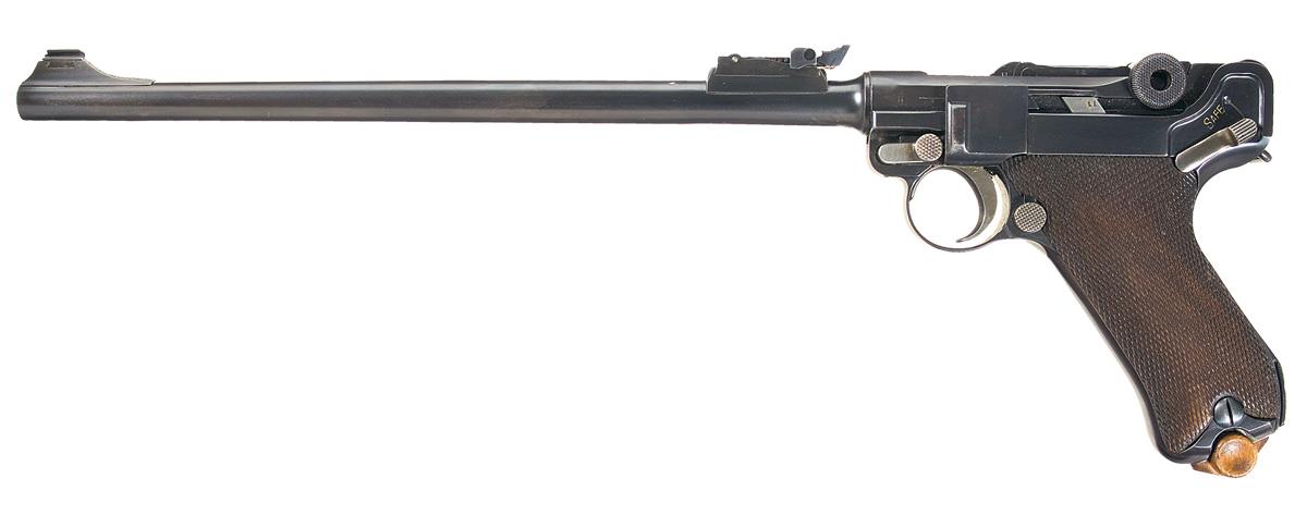 DWM 1923 Commercial Luger Pistol with Custom Long Barrel | Rock Island ...