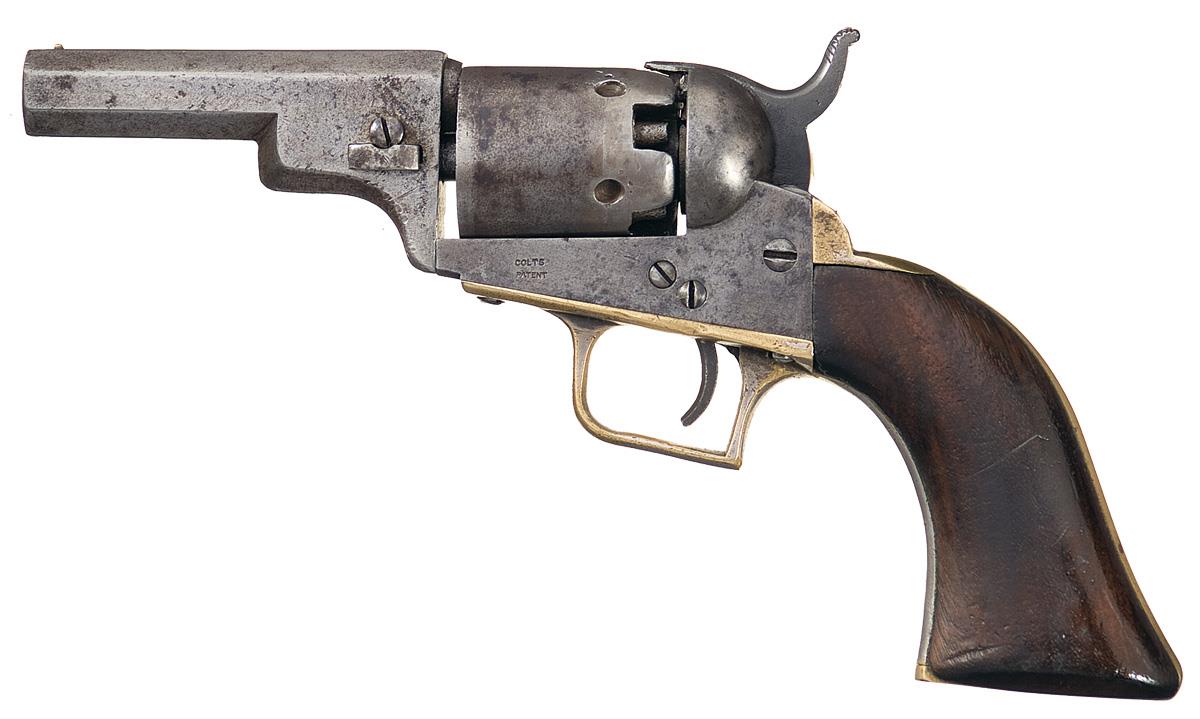 Cased Colt Model 1848 Baby Dragoon Percussion Revolver with Acce | Rock ...