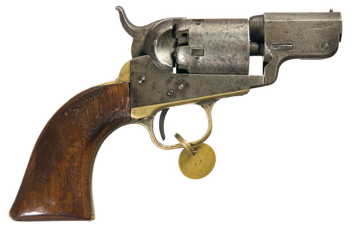 Two Pocket Revolvers -A) Colt Model 1849 Pocket Revolver | Rock Island ...