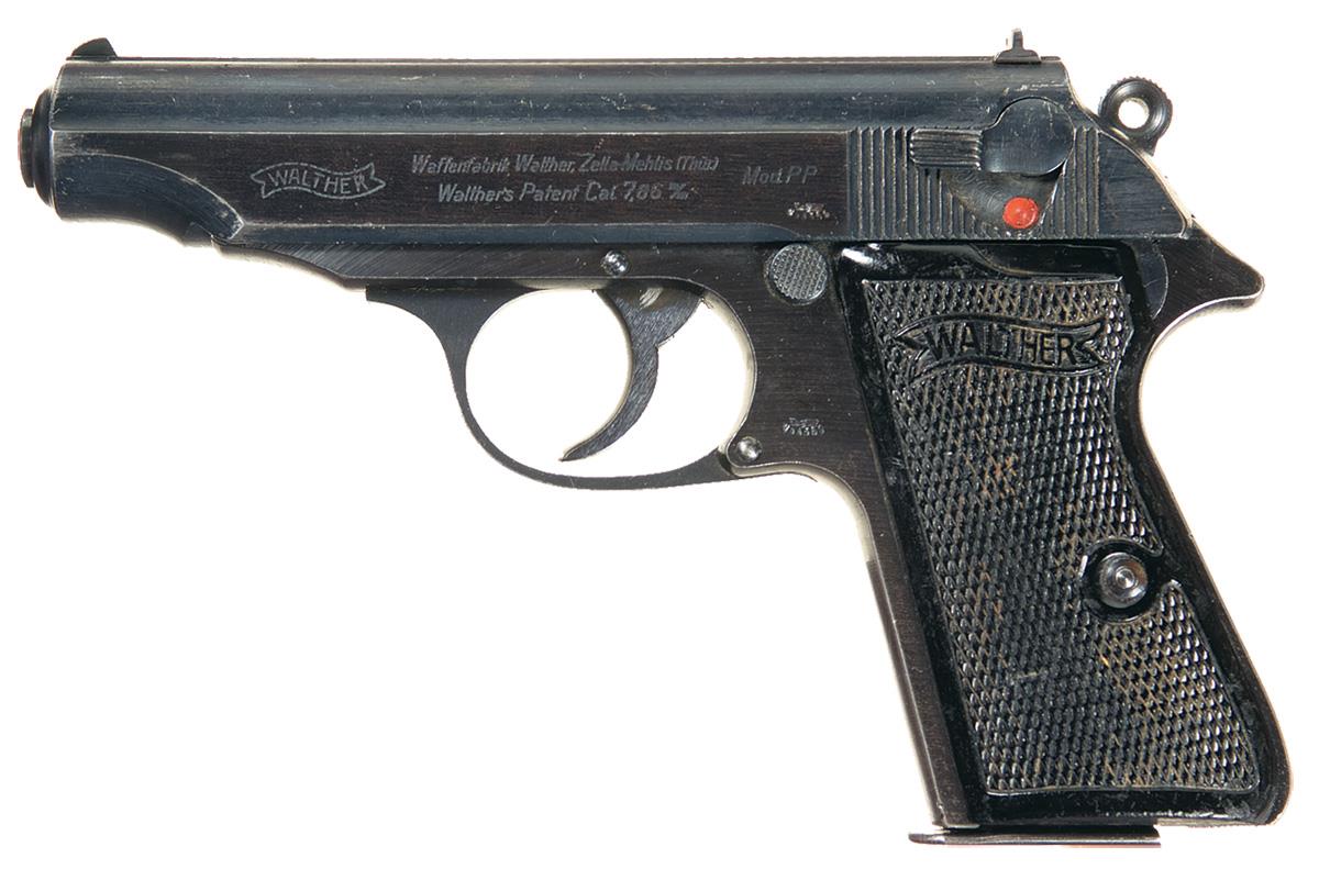 WWII Walther Model PP Pistol with German Army Acceptance Marks | Rock ...
