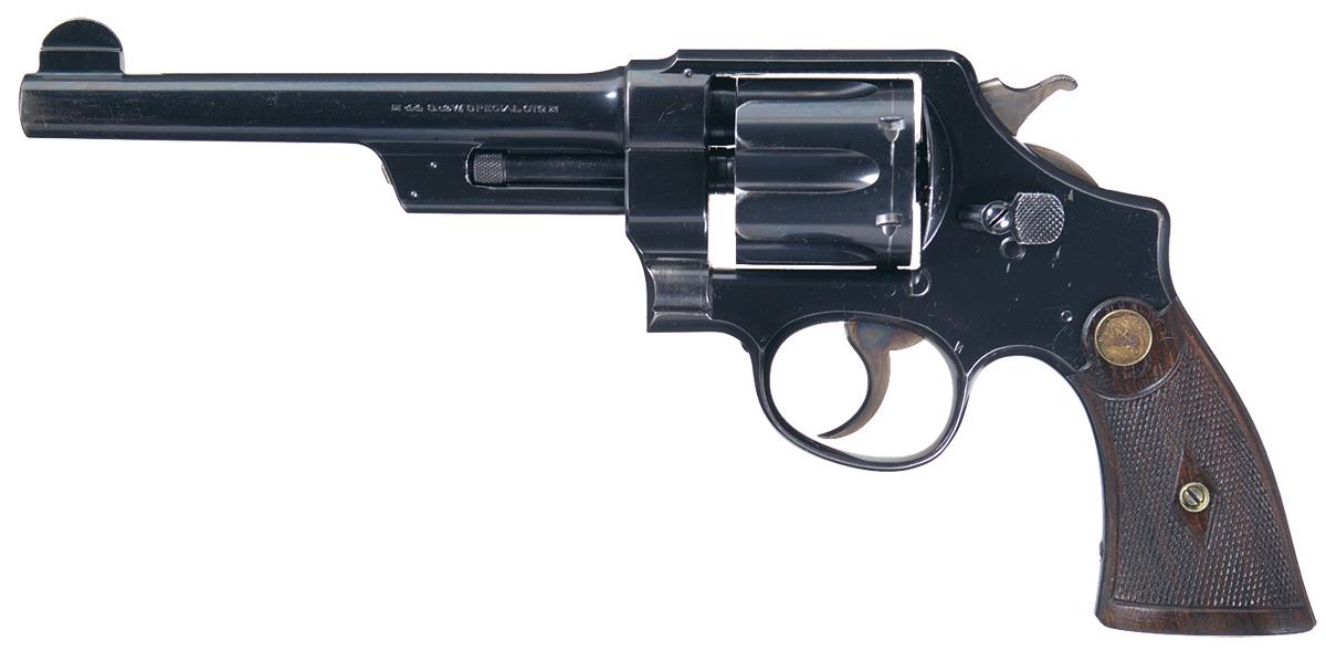 Smith & Wesson Triple Lock Hand Ejector Double Action Revolver | Rock ...