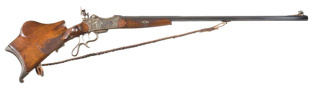 Engraved Heym Single Shot Martini Action Schuetzen Rifle | Rock Island ...