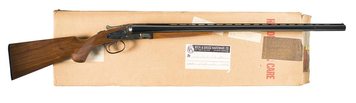 Marlin Made L.C. Smith Double Barrel Shotgun in Original Box | Rock ...