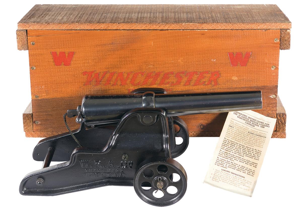 Winchester Signal Cannon in Winchester Wood Box | Rock Island Auction