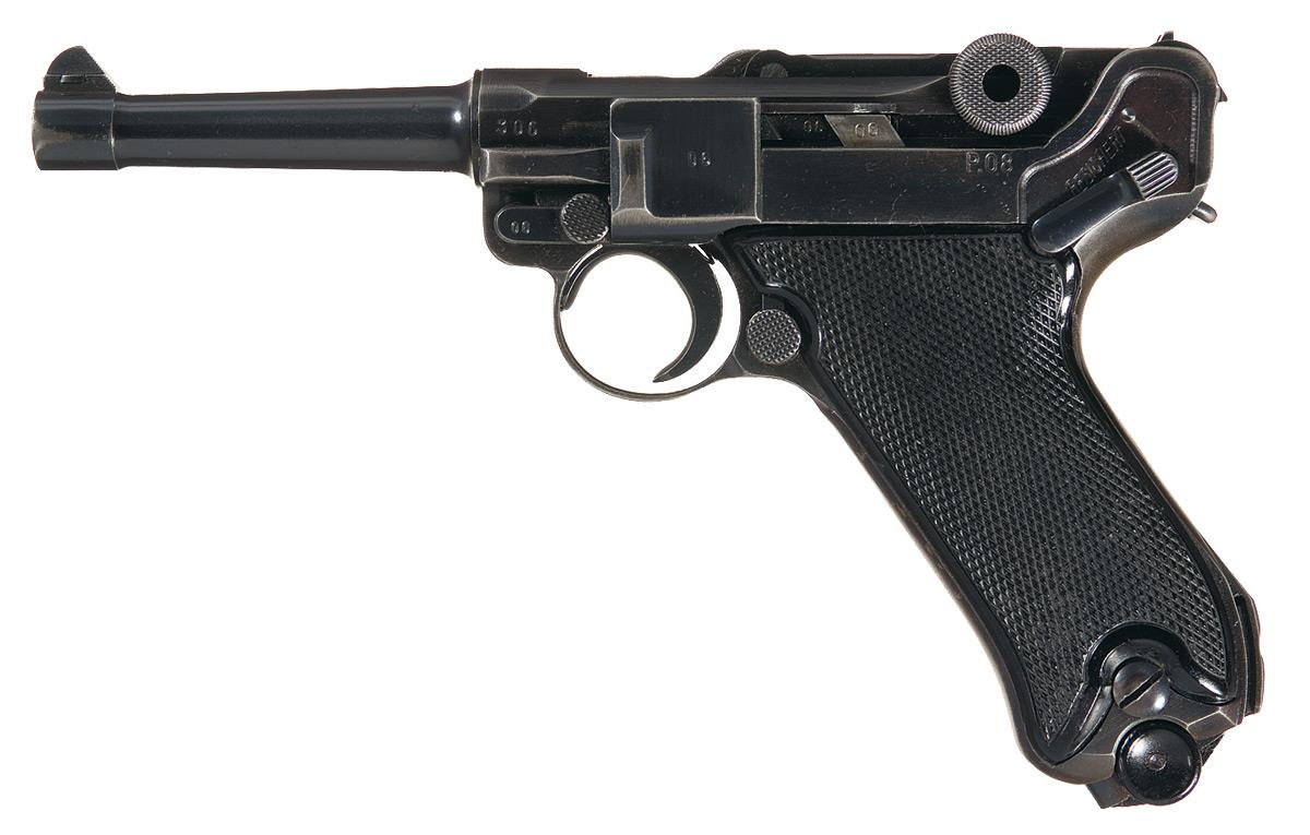 WWII Mauser (byf) Code 41 'Black Widow' Luger Pistol | Rock Island Auction