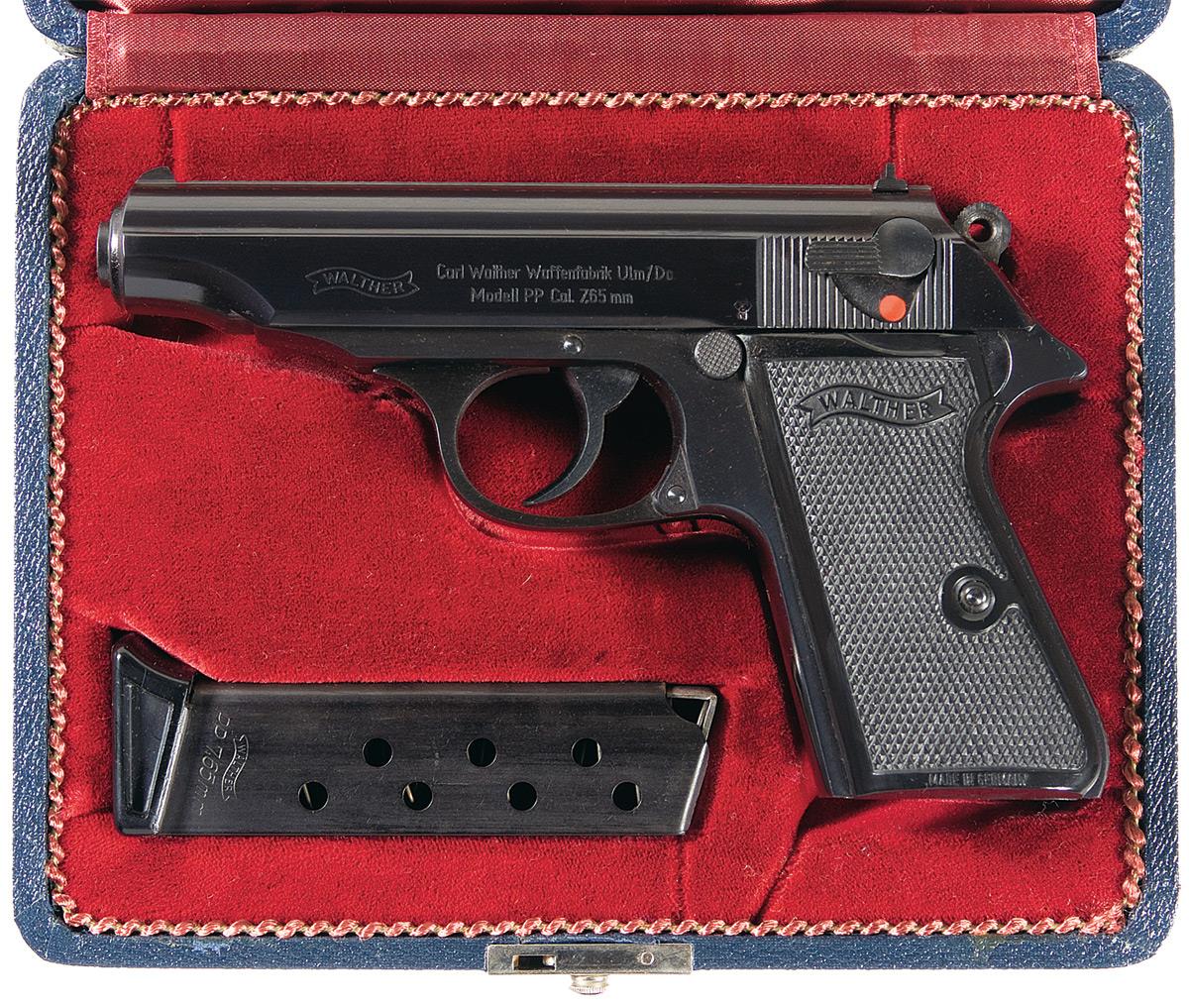 Two Cased Post-WWII Walther PP Semi-Automatic Pistols | Rock Island Auction