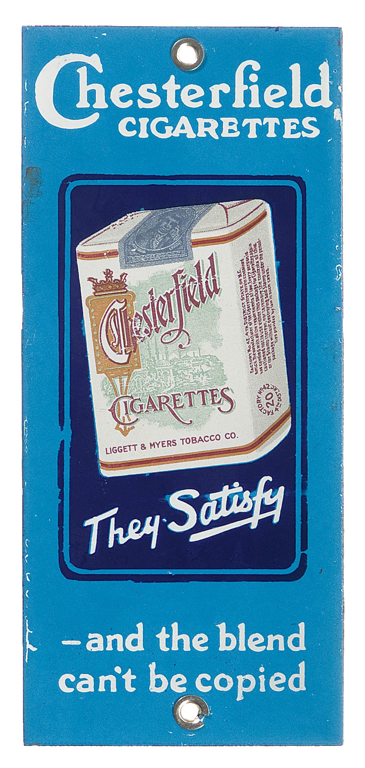 Four Tobacco Advertising Signs | Rock Island Auction