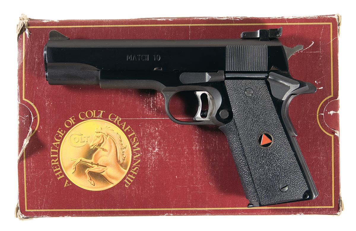 Colt Match Ten Pistol 10 mm | Rock Island Auction