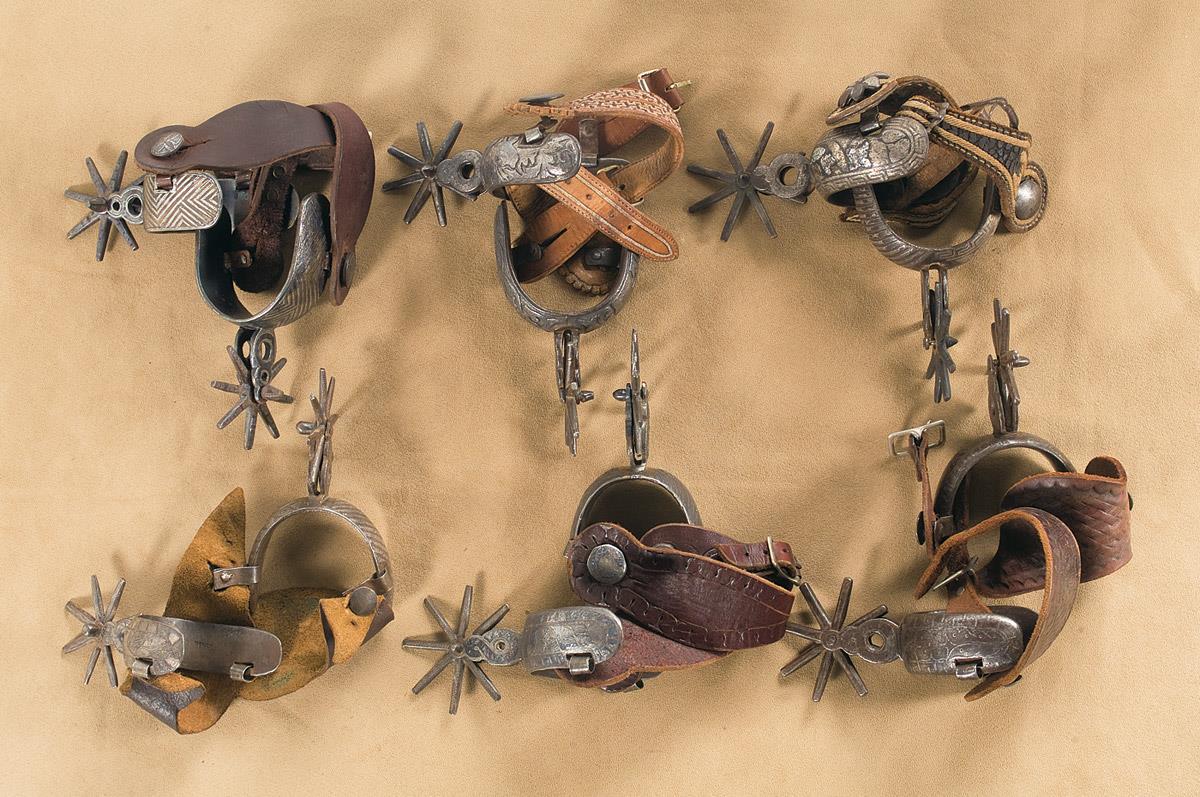 Six Pairs of Antique Spurs | Rock Island Auction