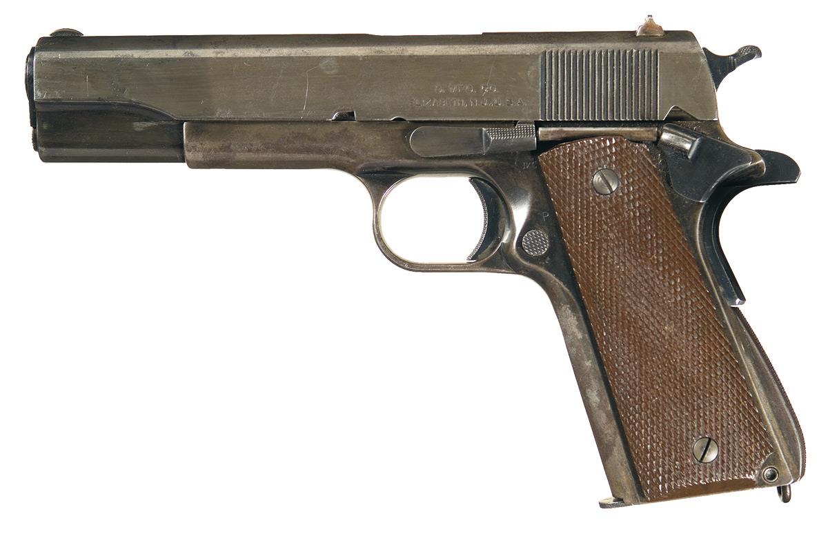 Rare U.S. World War II Singer Model 1911A1 Semi-Automatic Pistol | Rock ...