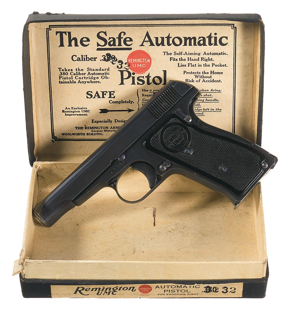 Excellent Remington Model 51 Semi-Automatic Pistol With Box | Rock ...