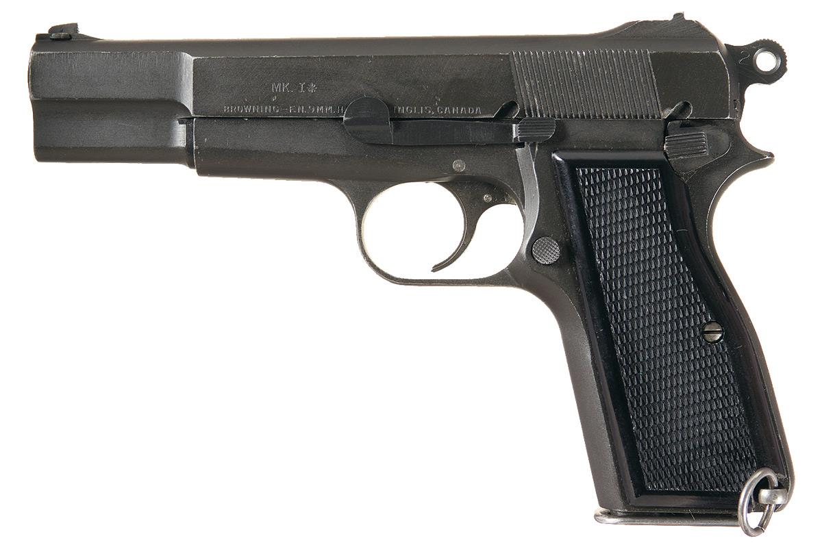 Canadian Inglis Browning High Power MK I* Semi-Automatic Pistol | Rock ...