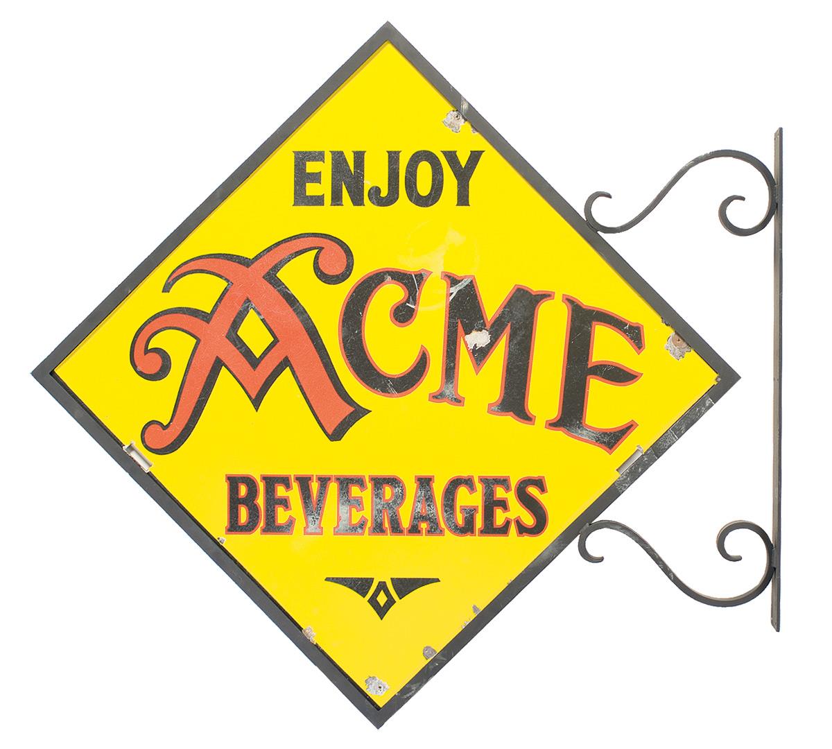 Large Acme Beverage Sign | Rock Island Auction