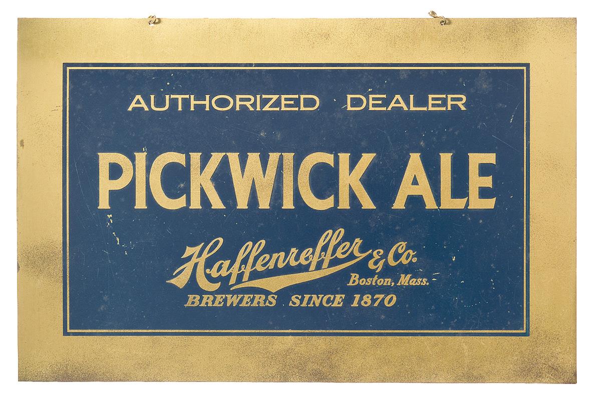 Two Schlitz and One Pickwick Ale Signs | Rock Island Auction