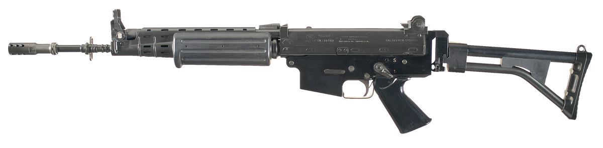 Scarce FN Model FNC Semi-Automatic Carbine with Folding Stock | Rock ...