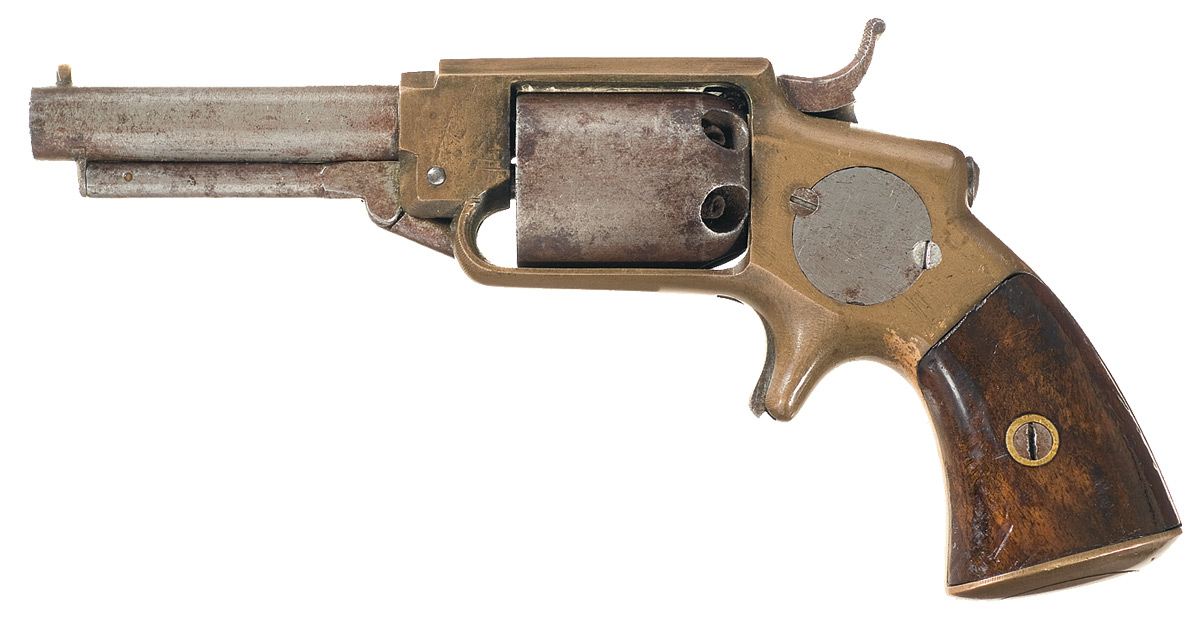 Unique James Warner Side Hammer Revolver | Rock Island Auction