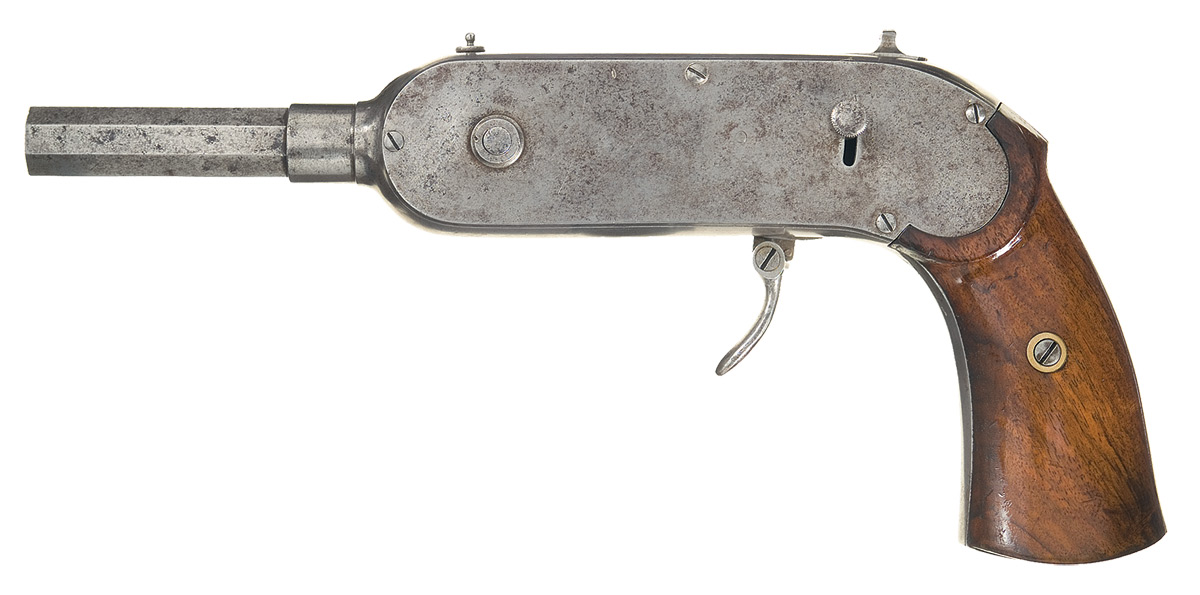Rare Documented French 40 Shot Guycot Chain Pistol | Rock Island Auction