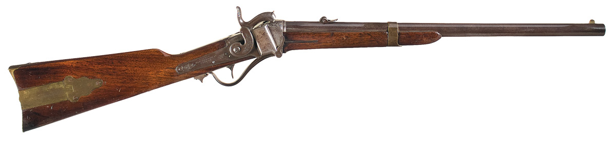 British Retailer Sharps Model 1852 Slant Breech Carbine | Rock Island ...