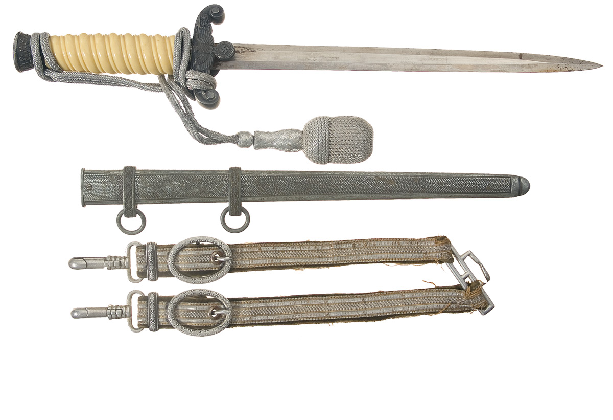 Two Nazi Daggers with Sheaths and Belt Hangers | Rock Island Auction