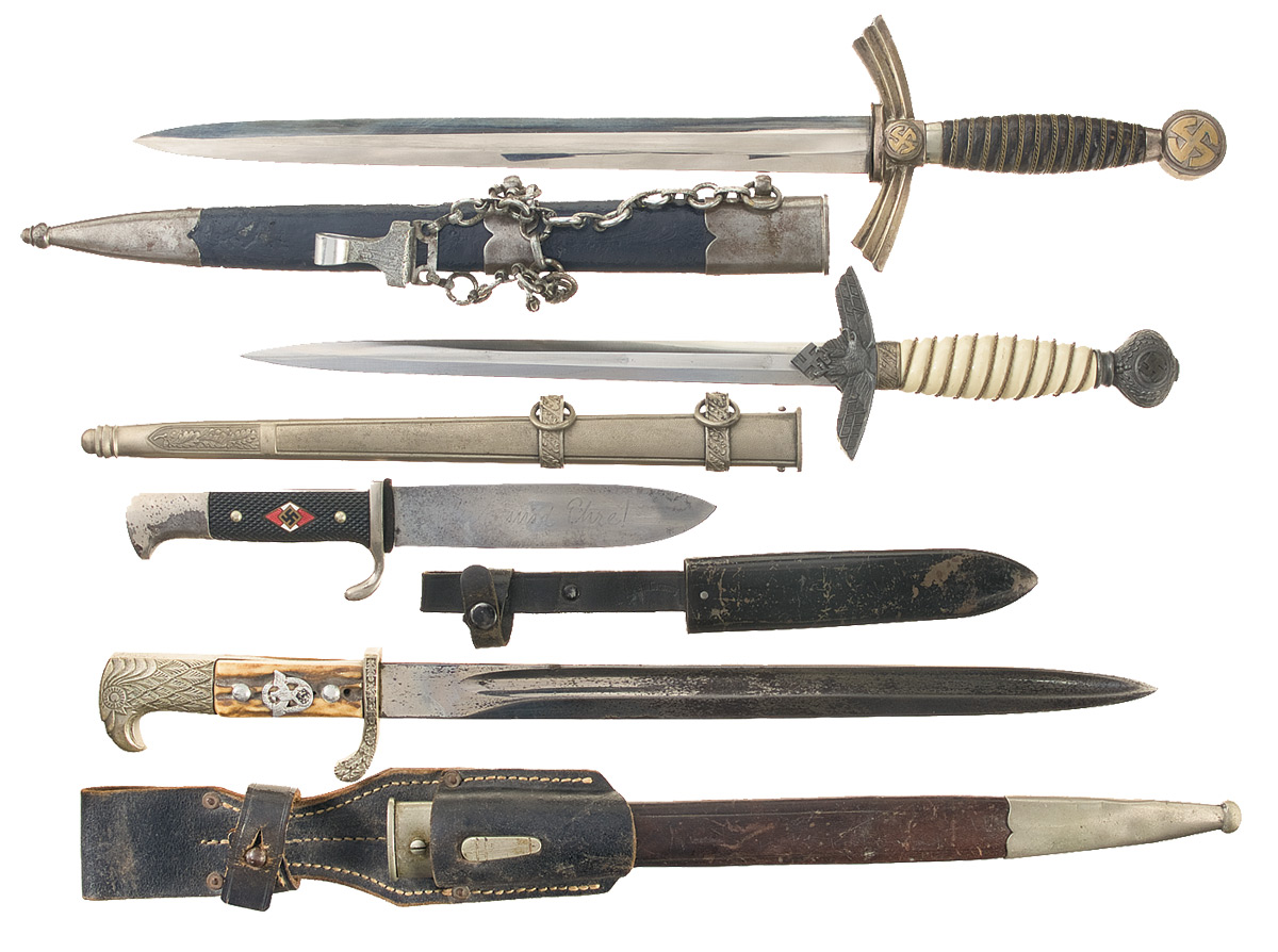 Three Nazi Daggers and a Hitler Youth Knife | Rock Island Auction