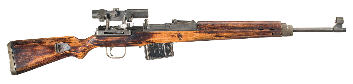 World War II Nazi 'qve 45' Code K-43 Semi-Automatic Sniper Rifle | Rock ...