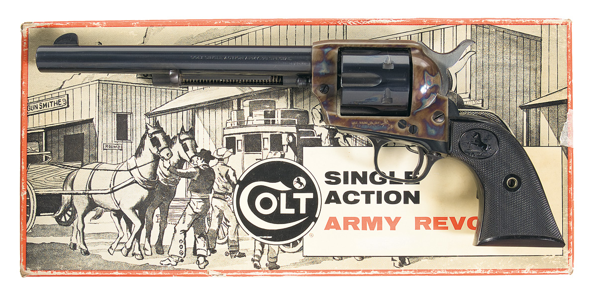 Colt Single Action Army Revolver with Stagecoach Box | Rock Island Auction