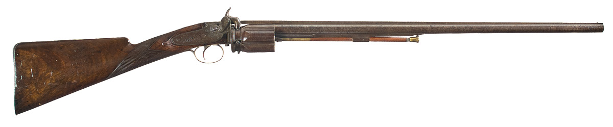 Rare Collier Revolving Percussion Shotgun | Rock Island Auction