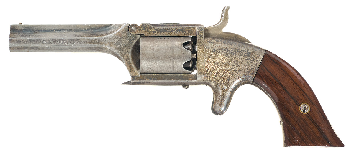 Extremely Rare Sharps Percussion Revolver | Rock Island Auction