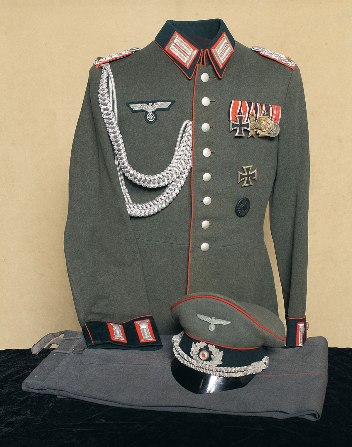 Superb Third Reich Lieutenant Colonel Artillery Uniform with Ser | Rock ...