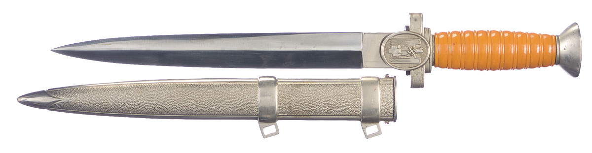 Nazi Red Cross Officer's Dagger with Sheath | Rock Island Auction