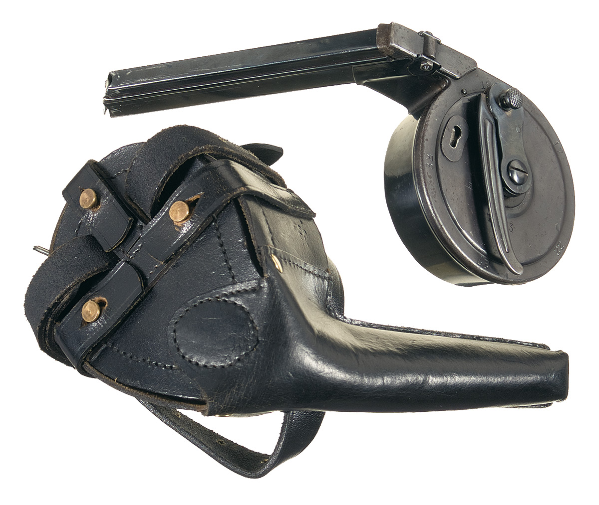 Second Pattern Snail Drum Luger Magazine with Reproduction Carry | Rock ...