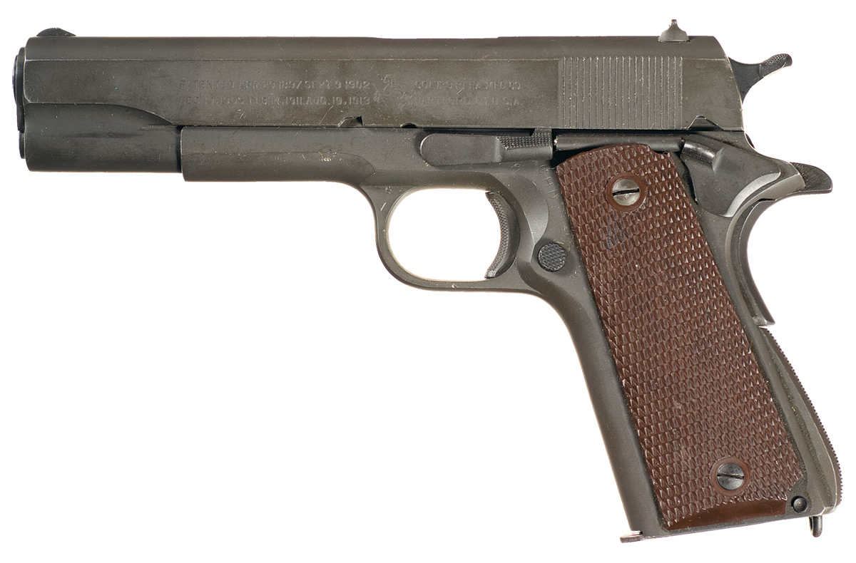 U.S. WWII Colt Model 1911A1 Pistol with Extra Magazine | Rock Island ...