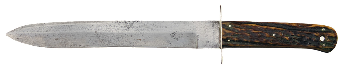 Deakin, Reuss & Co Sheffield Knife with Silver Accents | Rock Island ...