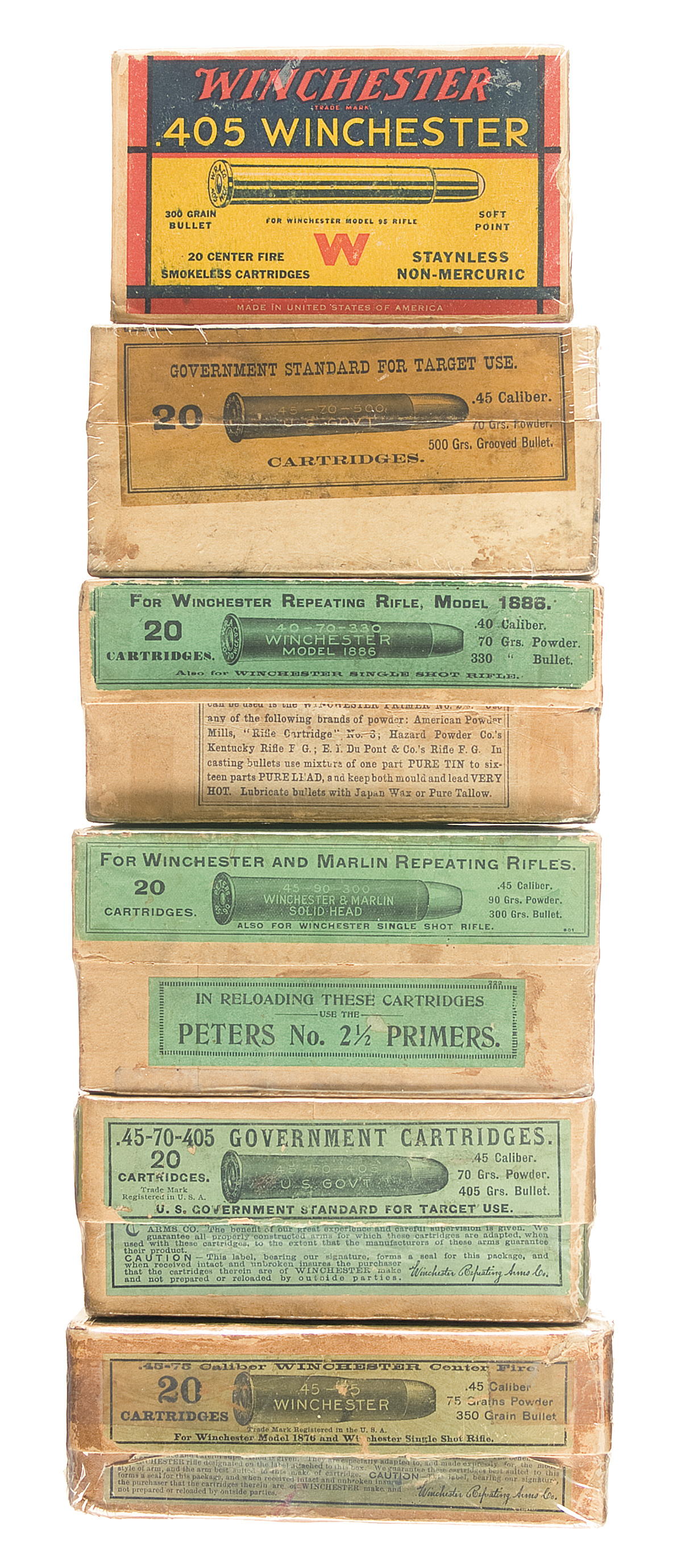 Six Various Boxes of Vintage Rifle Cartridges | Rock Island Auction