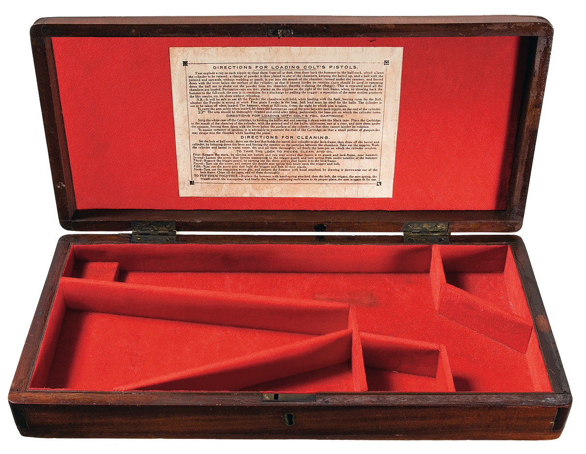 Two Reproduction Colt Dragoon Percussion Revolver Cases | Rock Island ...