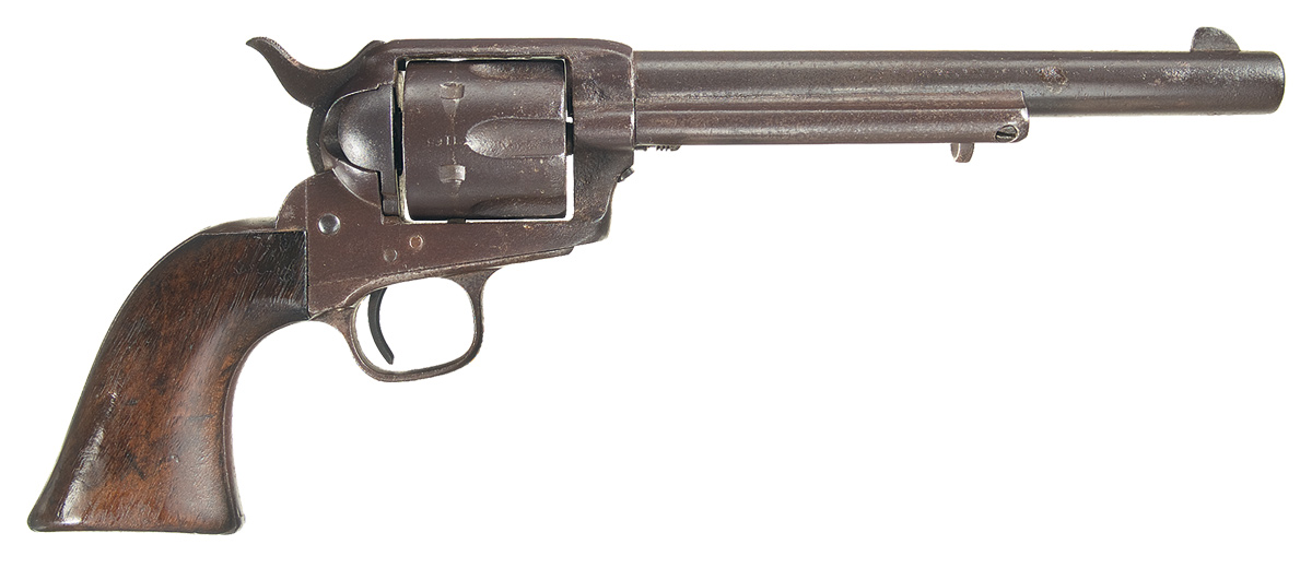 Scarce 44 Rimfire Black Powder Colt Single Action Army Revolver | Rock ...