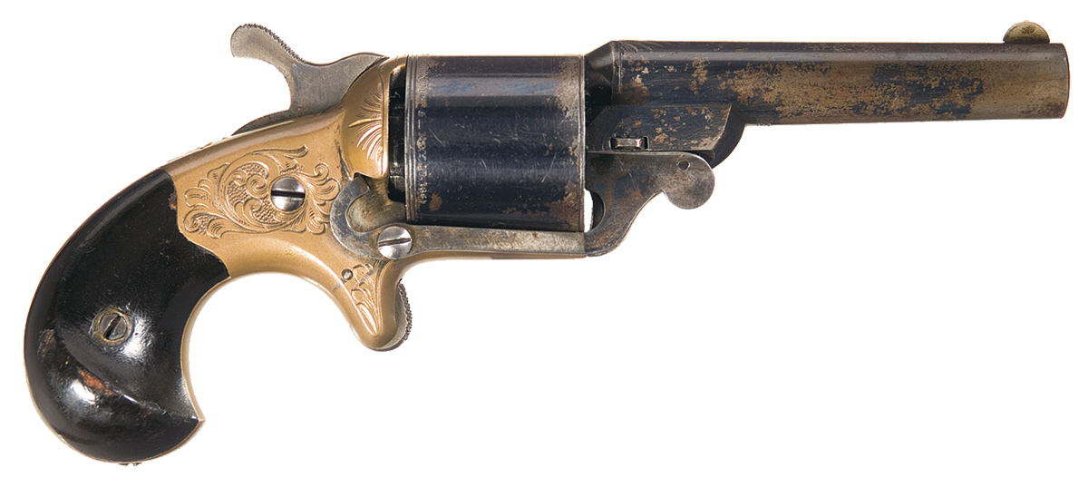 Two Moore's Patent Teat-Fire Revolvers | Rock Island Auction