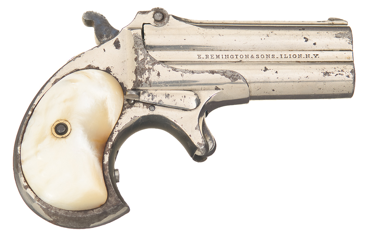 Early Production Remington Over Under Derringer with Pearl Grips | Rock ...