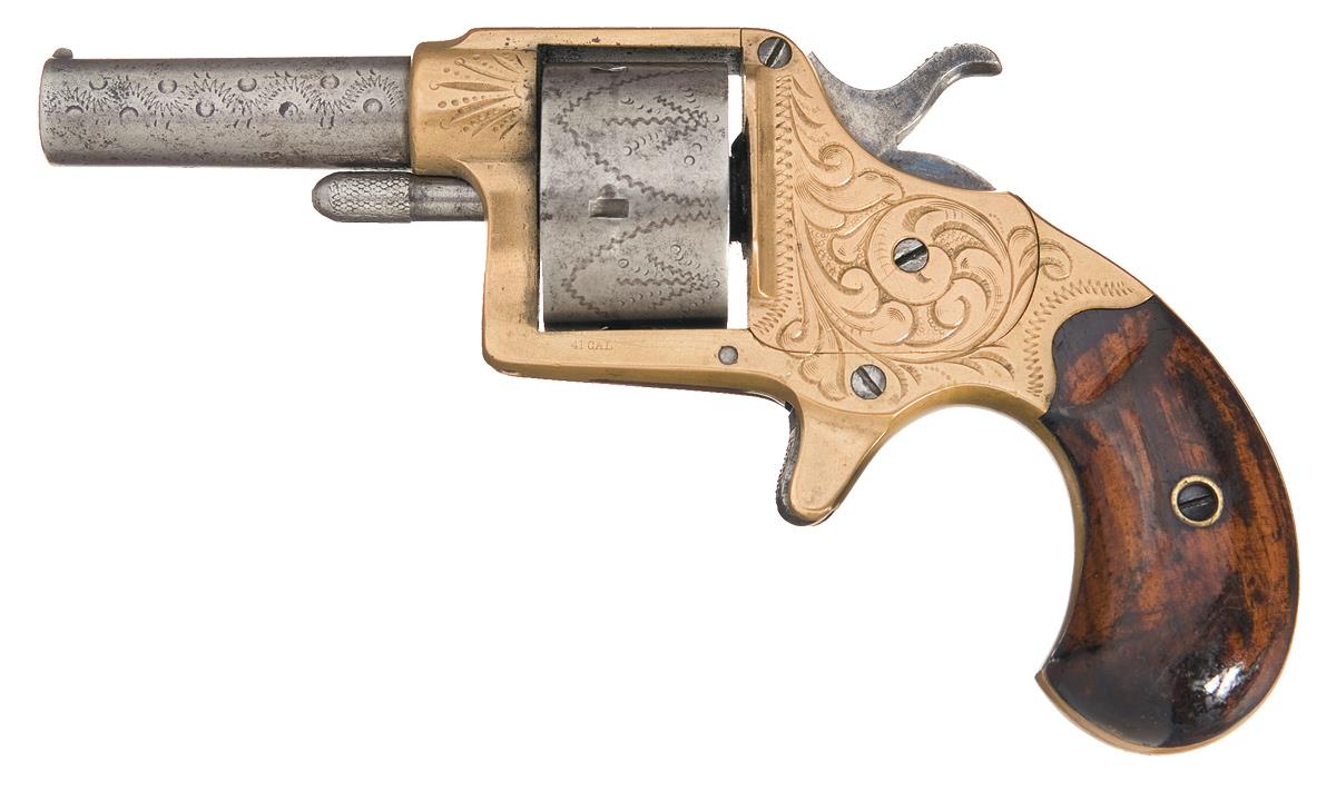 Scarce Engraved Colt House Revolver | Rock Island Auction