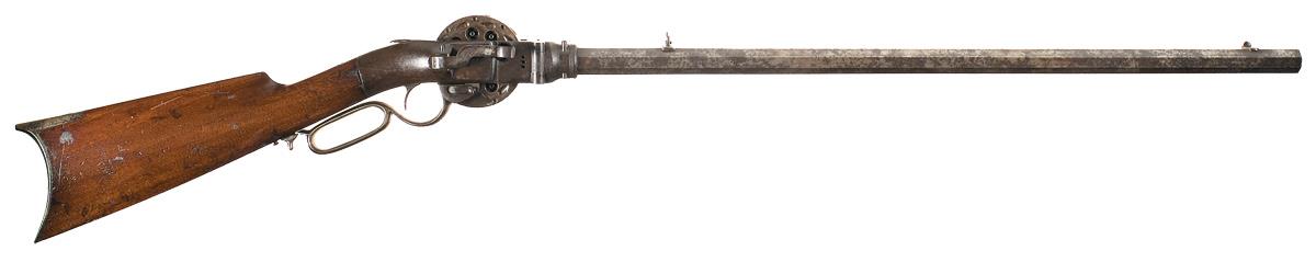 Scarce Porter's Patent Third Model Revolving Turret Rifle | Rock Island ...