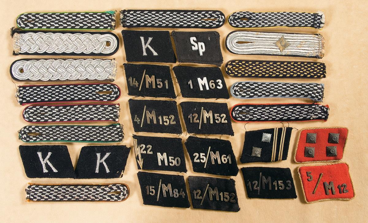 Group of Nazi Rank and Unit Patches, Chiefly from the NSKK | Rock ...