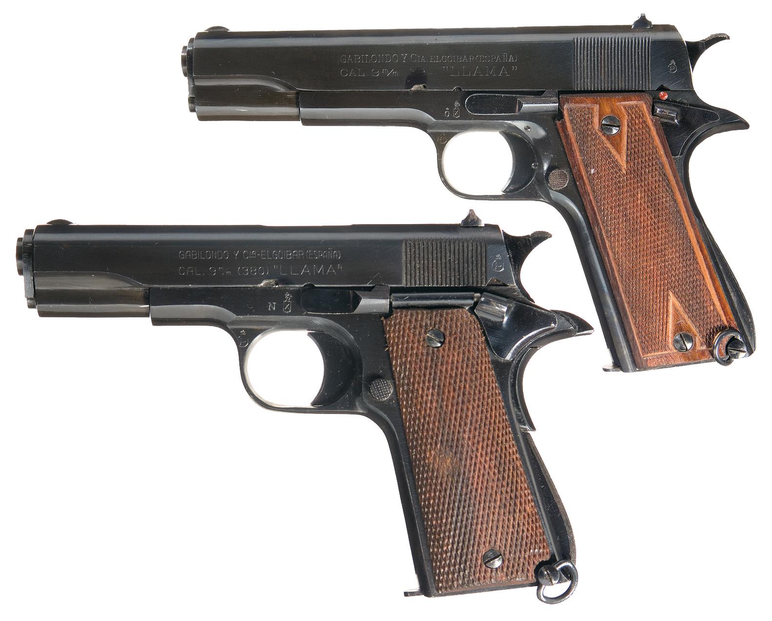 Two Llama Semi-Automatic Pistols -A) Llama Model VI Pistol | Rock ...
