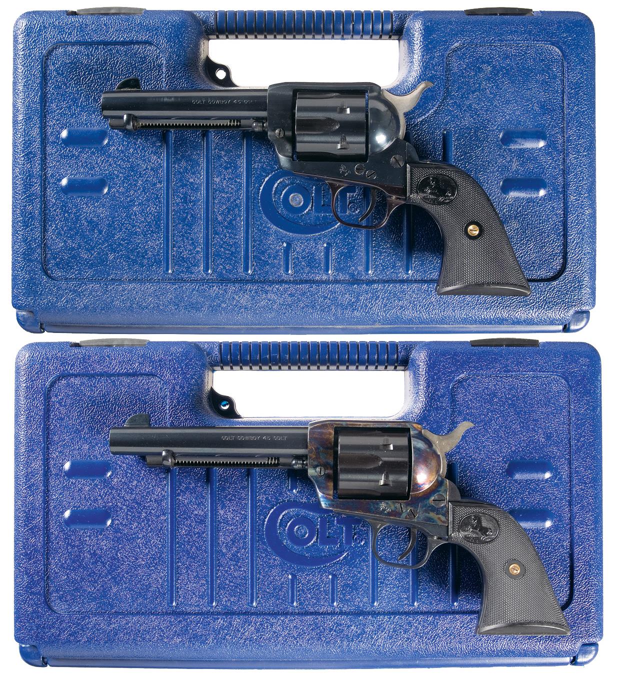 Two Cased Colt Cowboy Revolvers | Rock Island Auction