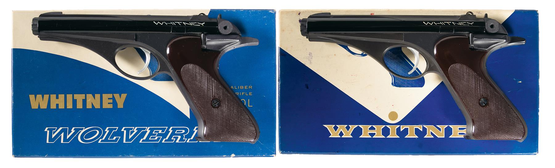 Two Boxed Whitney Wolverine Semi-Automatic Pistols | Rock Island Auction
