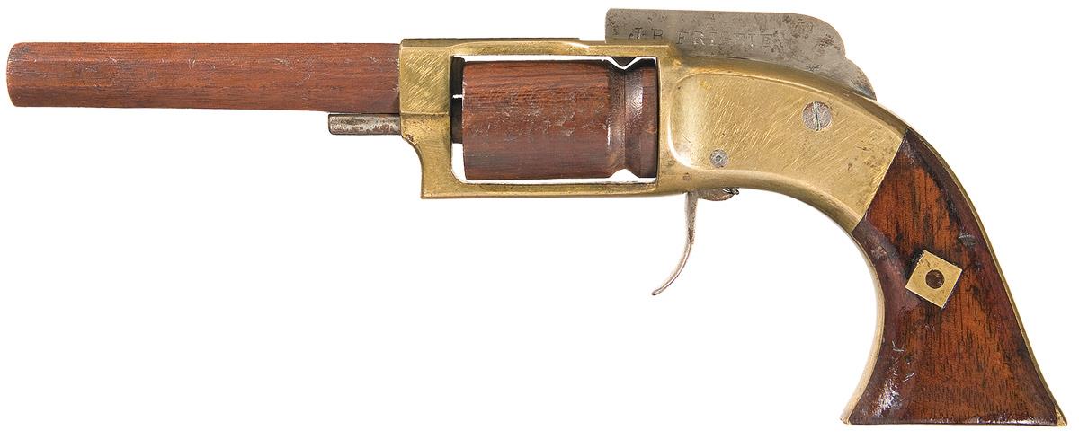 Very Rare Brettell & Frisbie Revolver Patent Model | Rock Island Auction