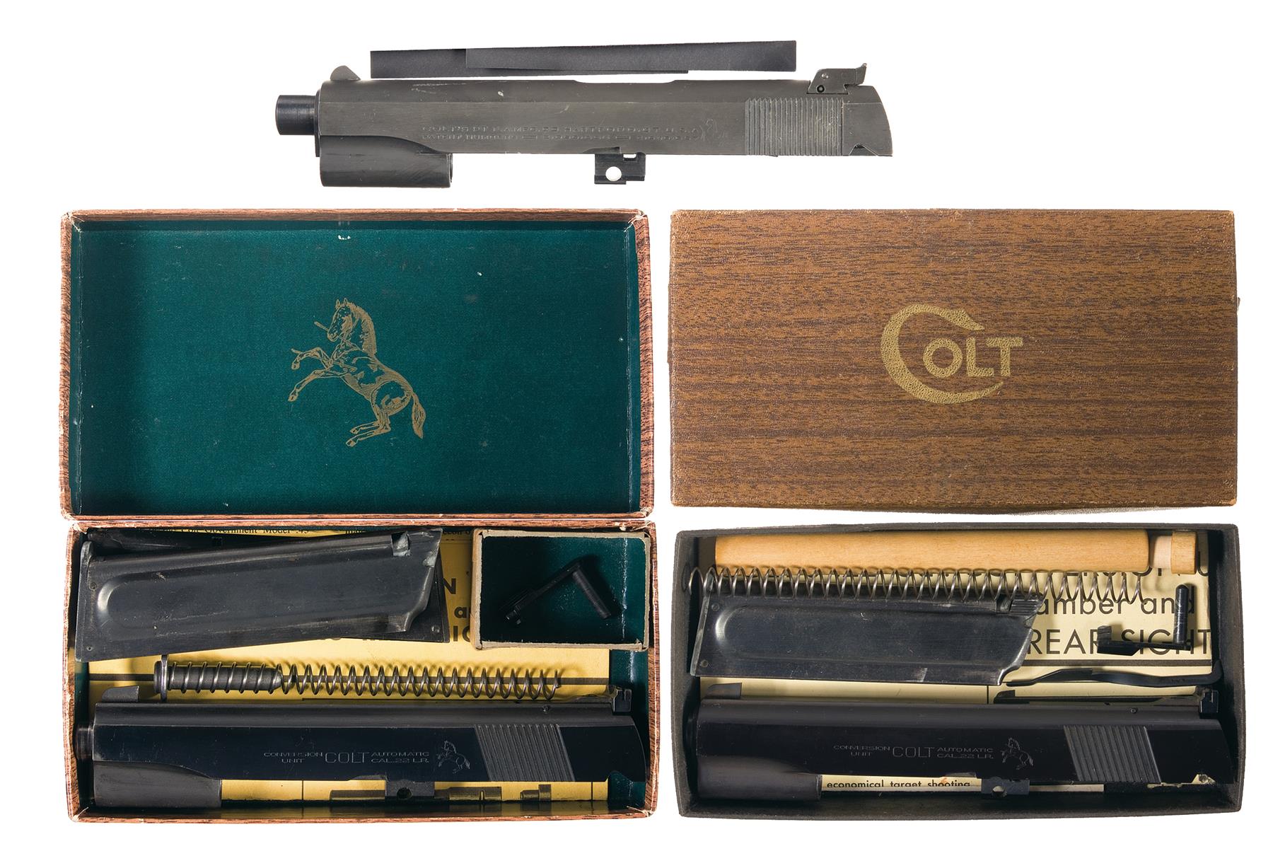 Two Boxed Colt Conversion Kits and Ace Slide and Barrel | Rock Island ...