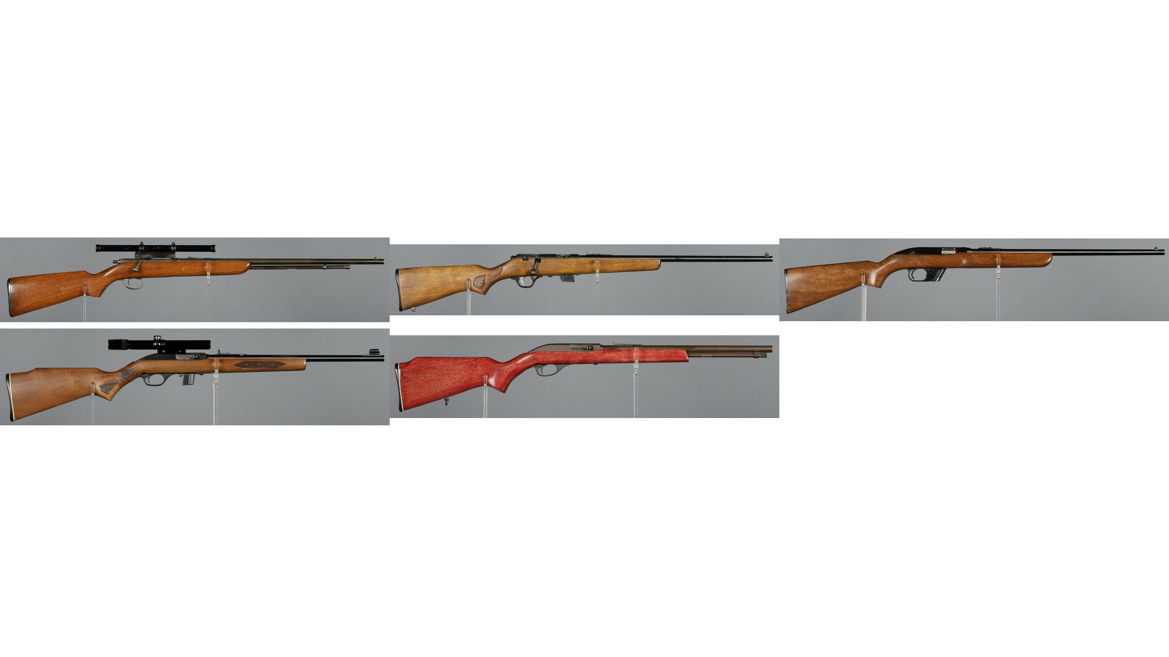 Five Small Bore Rifles | Rock Island Auction
