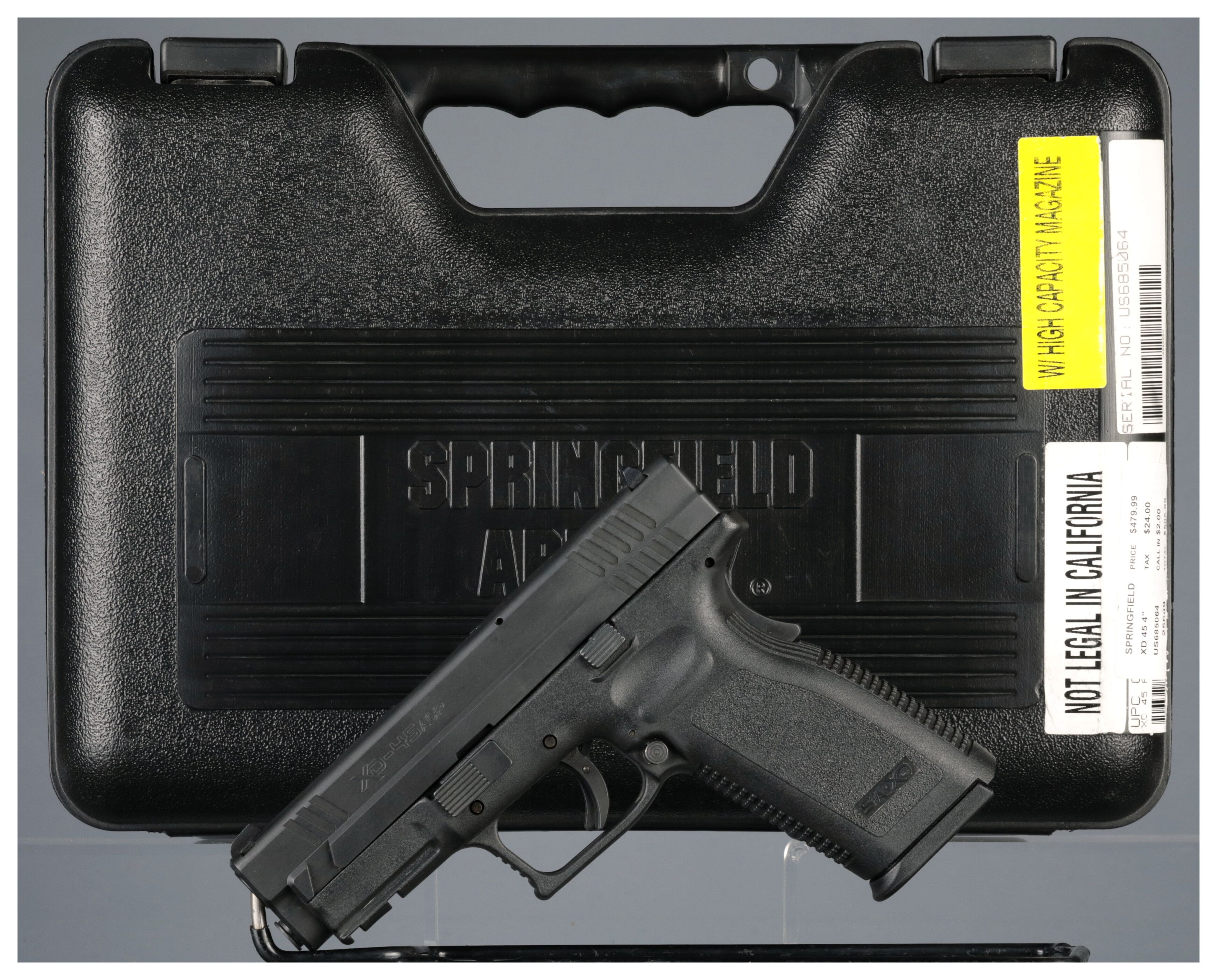 Springfield Armory XD-45 Semi-Automatic Pistol with Case | Rock Island ...